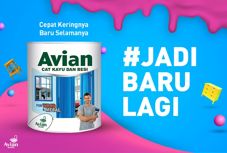 Ubah Tampilan Furnitur Lama dengan Avian Cat Kayu dan Besi - Avian Brands