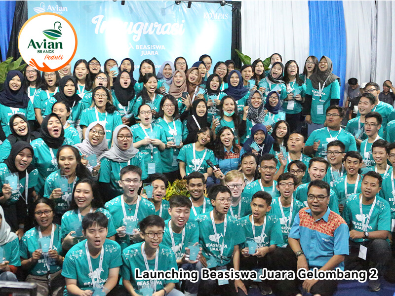 Launching Beasiswa Juara Gelombang 2 - Avian Brands