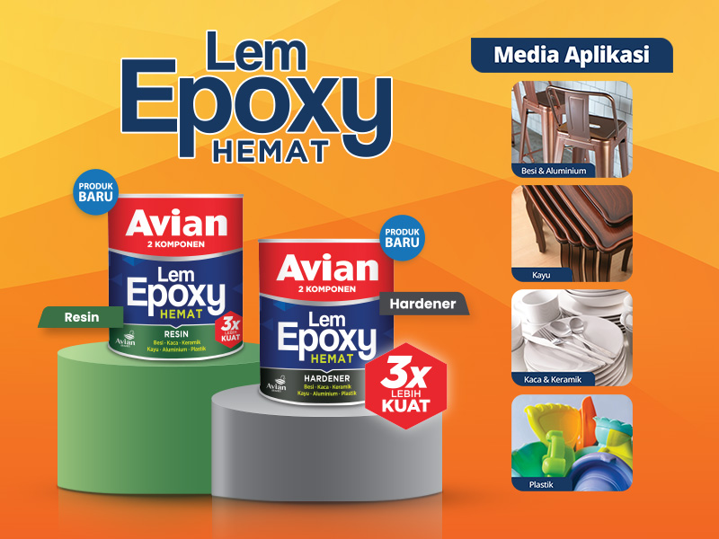 Avian Lem Epoxy Hemat, Lem Epoxy 2 Komponen yang Lebih Kuat, Lebih Hemat Avian Lem Epoxy Hemat, Lem Epoxy 2 Komponen yang Lebih Kuat, Lebih Hemat